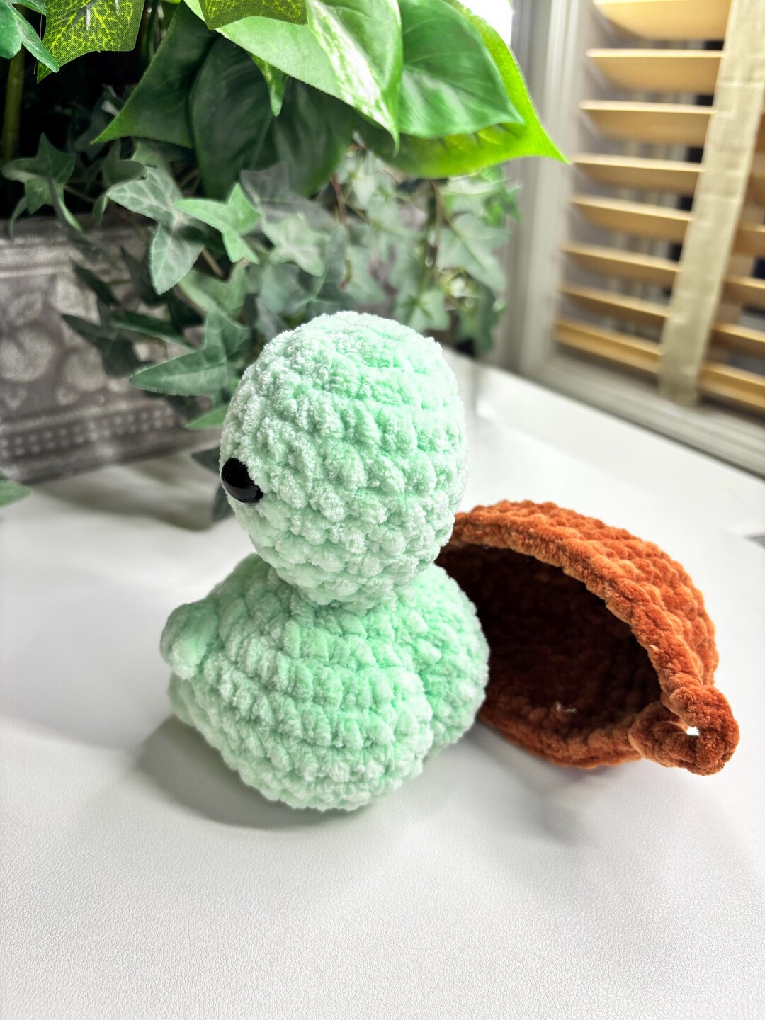 Crochet Big Booty Cheeky Turtle Plushie Amigurumi Handmade Stuffed ...