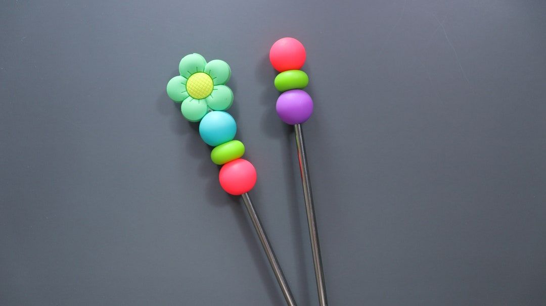 Crochet Sewing Sticks Amigurumi Sticks - Cotton Candy Flower - Etsy
