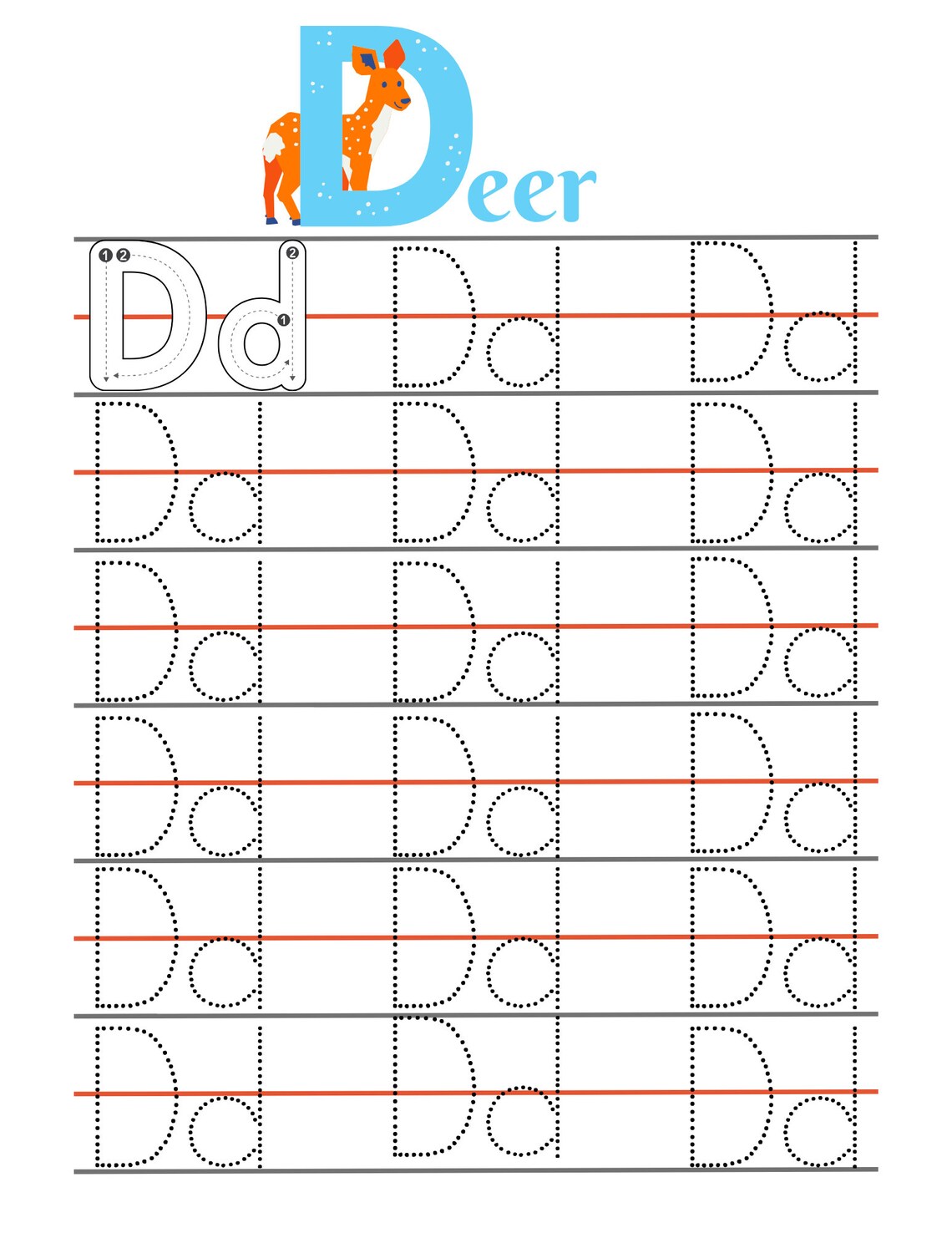 Early Educational Letter Tracing Practice A to Z: Homeschooling ...
