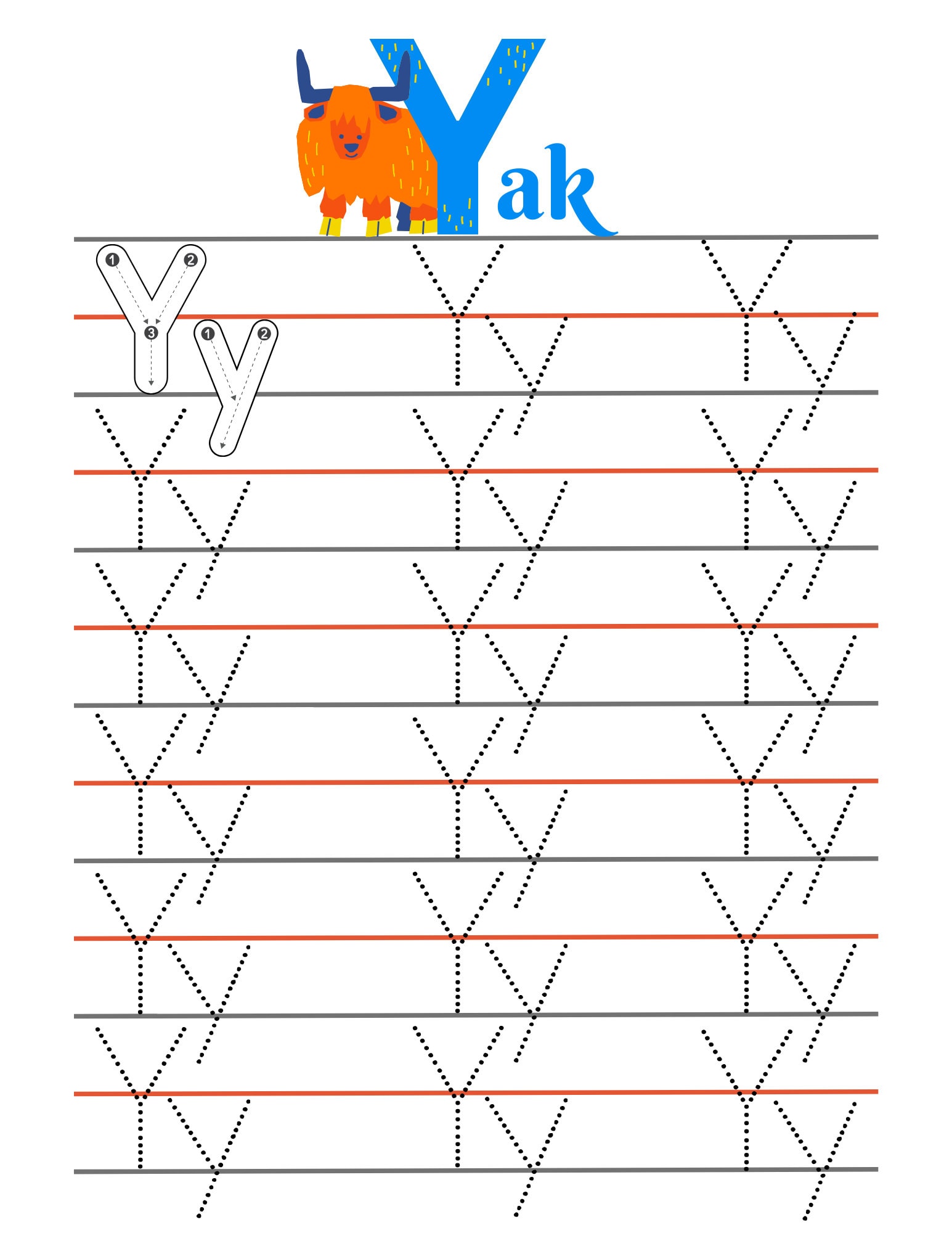 Early Educational Letter Tracing Practice A to Z: Homeschooling ...