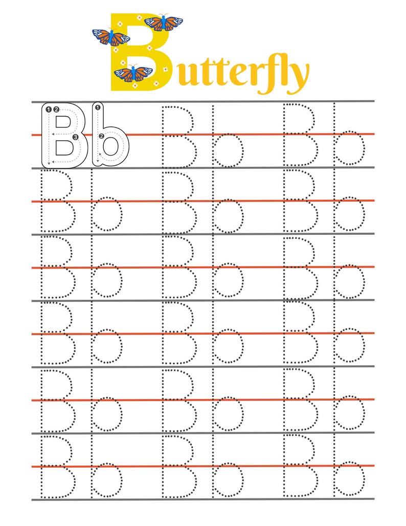 Early Educational Letter Tracing Practice A to Z: Homeschooling ...
