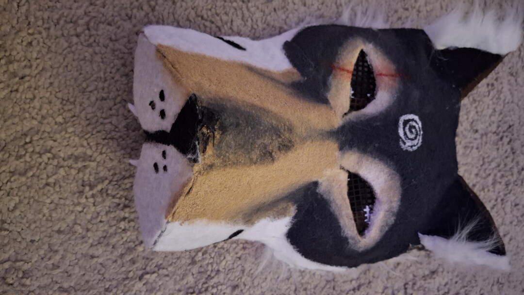 Grey Wolf Therian/furry Mask! - Etsy