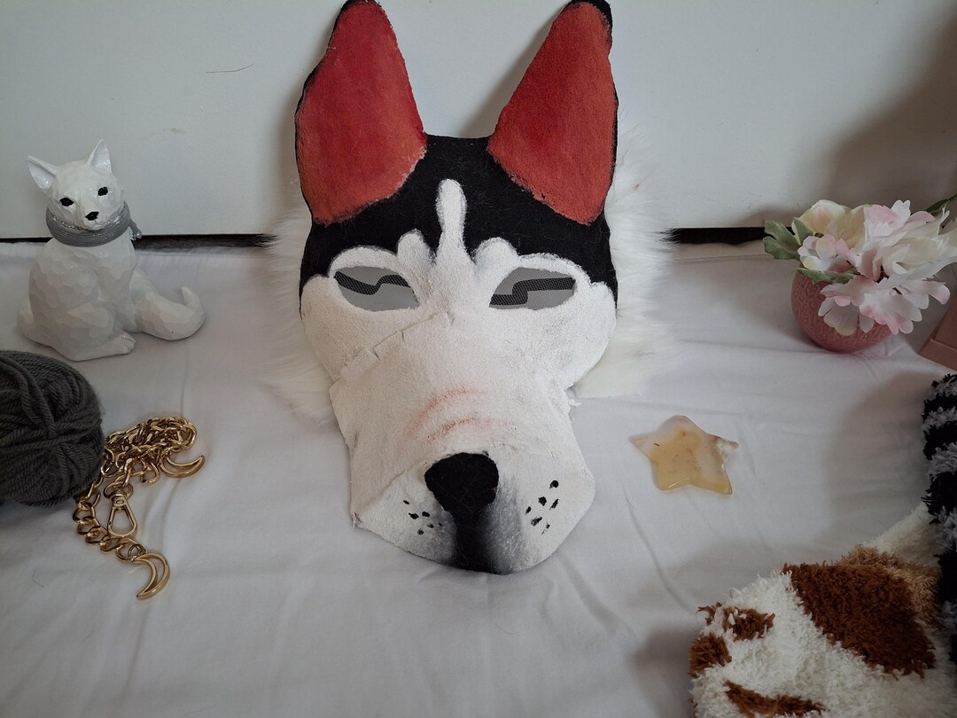 Therian Husky Mask - Etsy