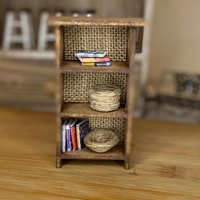 Miniature Bookcase - Etsy