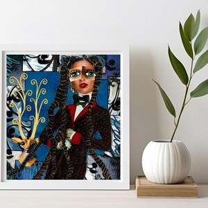 A Class Act - Pop Art Wall Art, Digital Download, Contemporary Woman ...