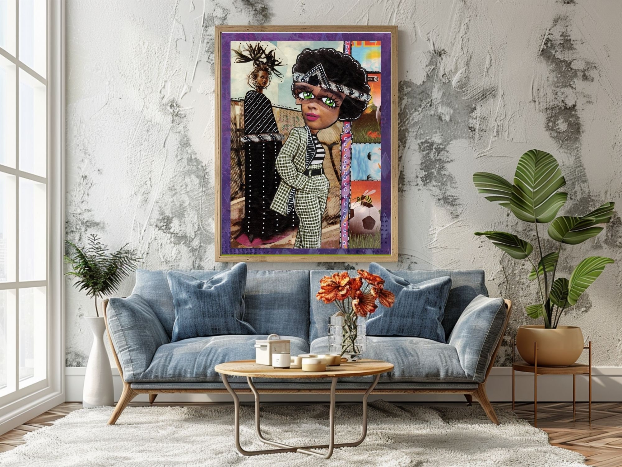Snazzy Suit - Digital Download, Collage Outsider Art, Magazine Collage ...