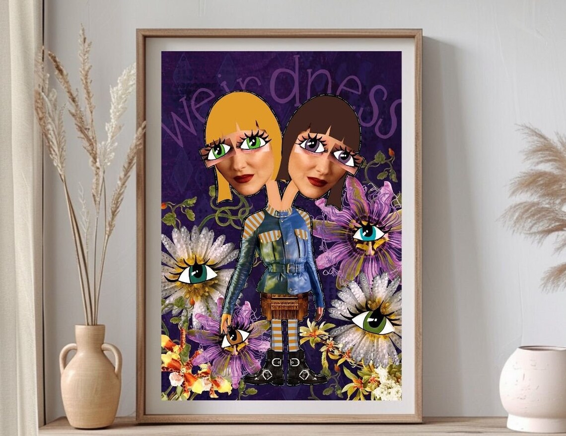 Weird Woman - Digital Download, Weirdcore, Strange Flowers, Dark ...