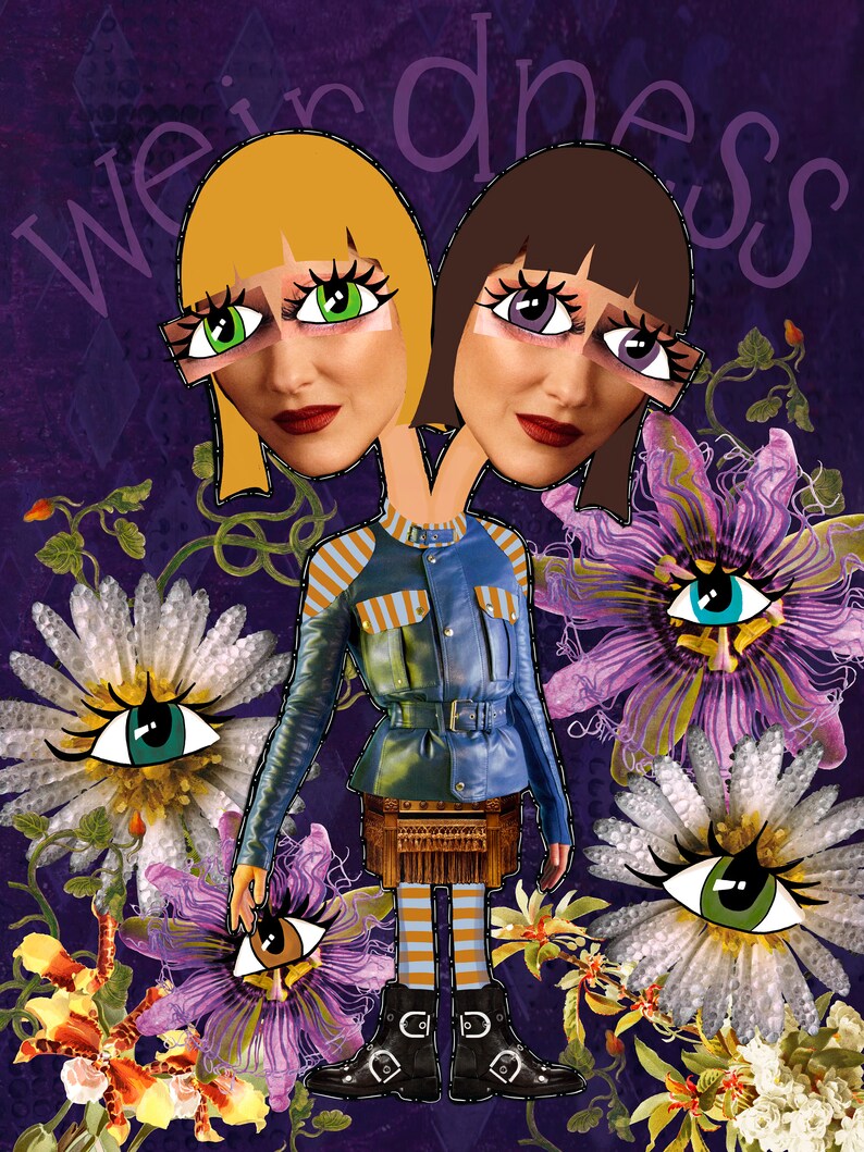 Weird Woman - Digital Download, Weirdcore, Strange Flowers, Dark ...