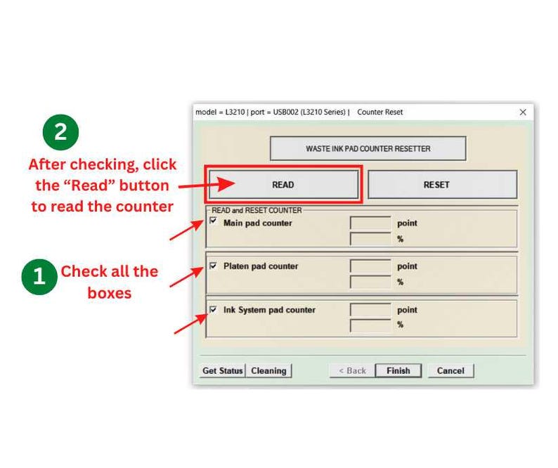 PRINTER RESET KEY | Unlimited - Etsy