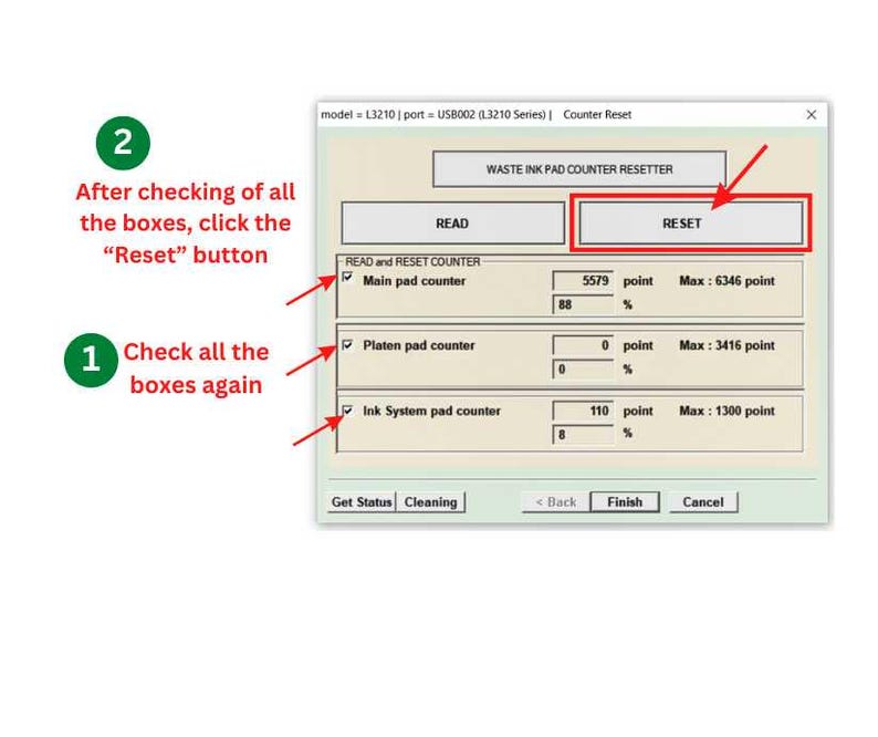 PRINTER RESET KEY | Unlimited - Etsy