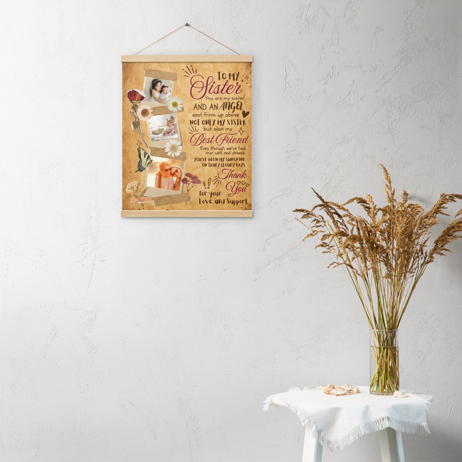Custom Family Photo Collage | Personalized Wall Art for Family | Family ...