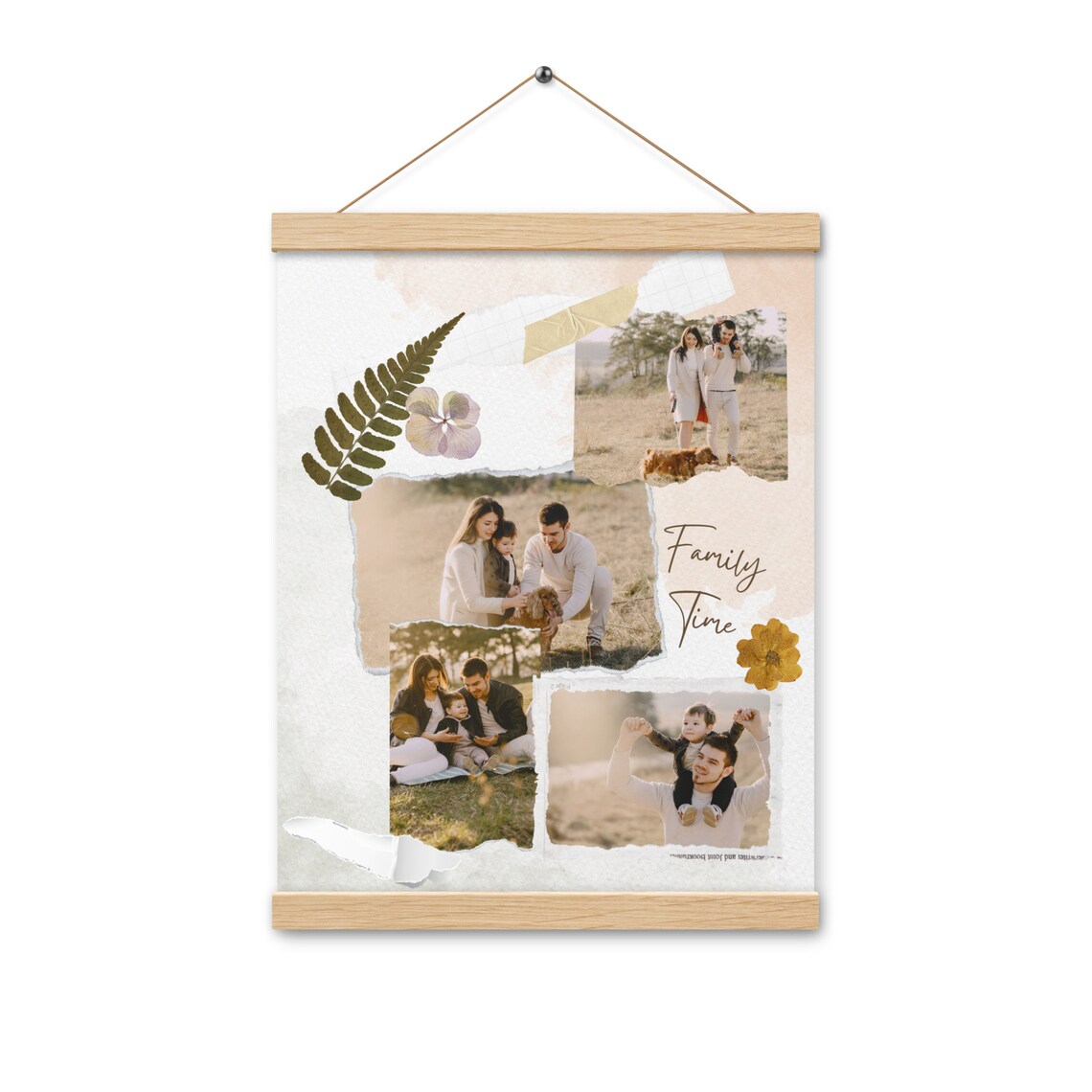 Personalized Family Collage Wall Art | Custom Family Photo Decor ...