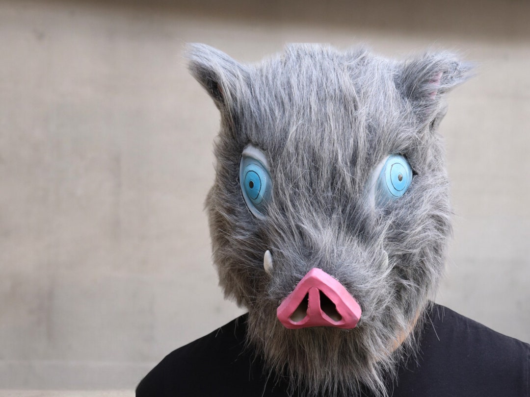 Inosuke Demon Slayer Mask, Inosuke Mask, Zenitsu, Mugen Train, Agatsuma ...