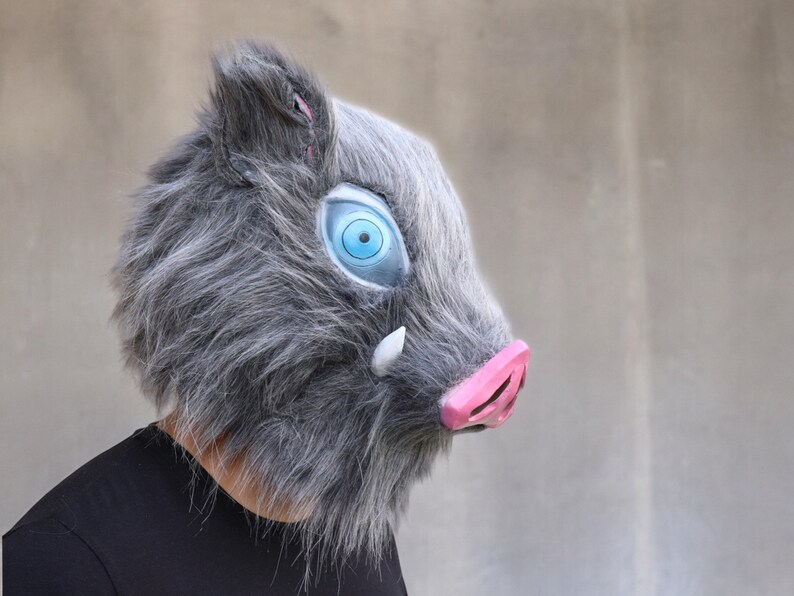 Inosuke Demon Slayer Mask, Inosuke Mask, Zenitsu, Mugen Train, Agatsuma ...