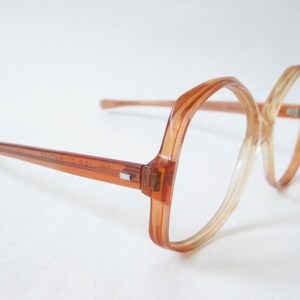 Vintage 80s Ombre Amber Large Round Frames - Etsy