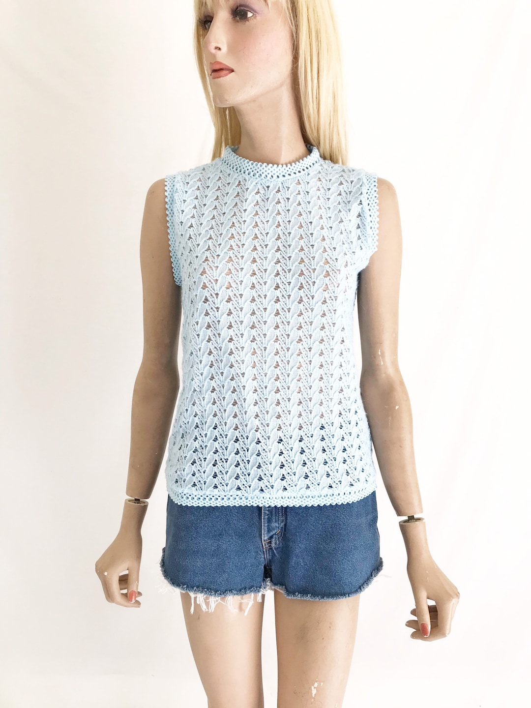 Vintage 60s Knit Tank - Etsy