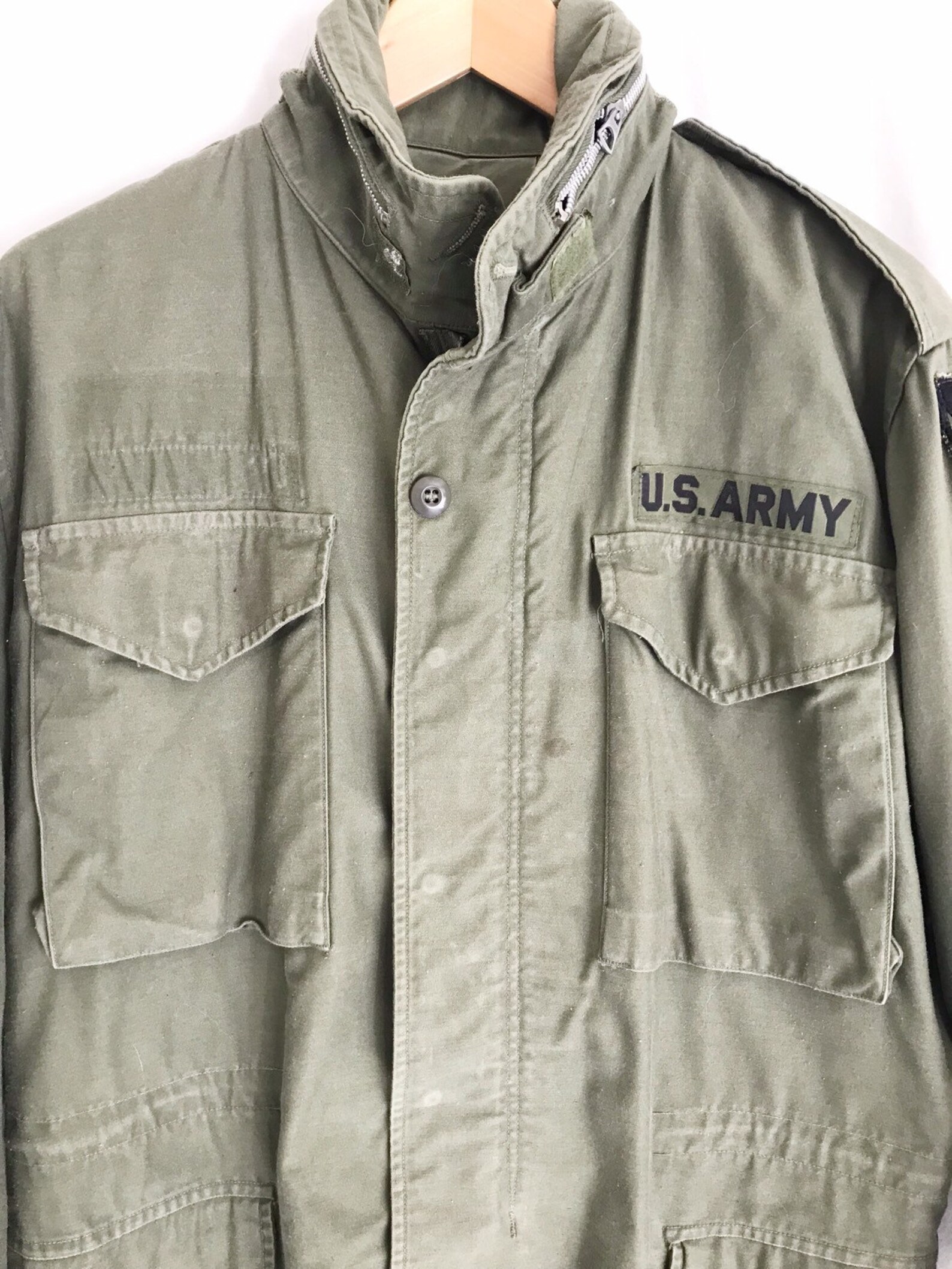 Vitage 70's Military Army Green Field Jacket. Mens Small - Etsy