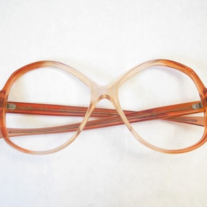 Vintage 80's American Optical Oversized Amber Ombre Frames - Etsy