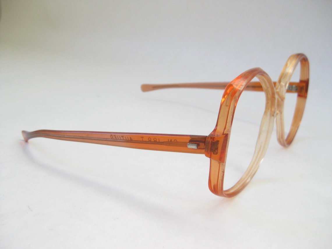 Vintage 80's American Optical Oversized Amber Ombre Frames | Etsy