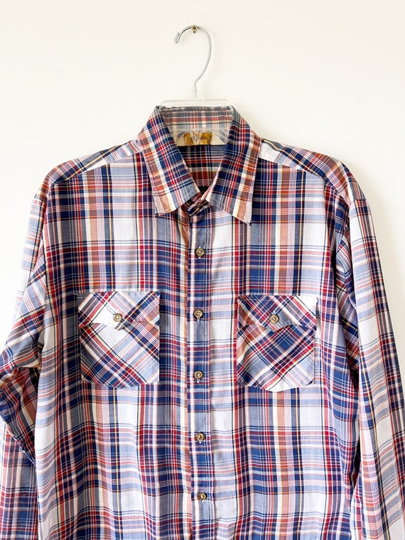 Vintage 80s western plaid - Gem
