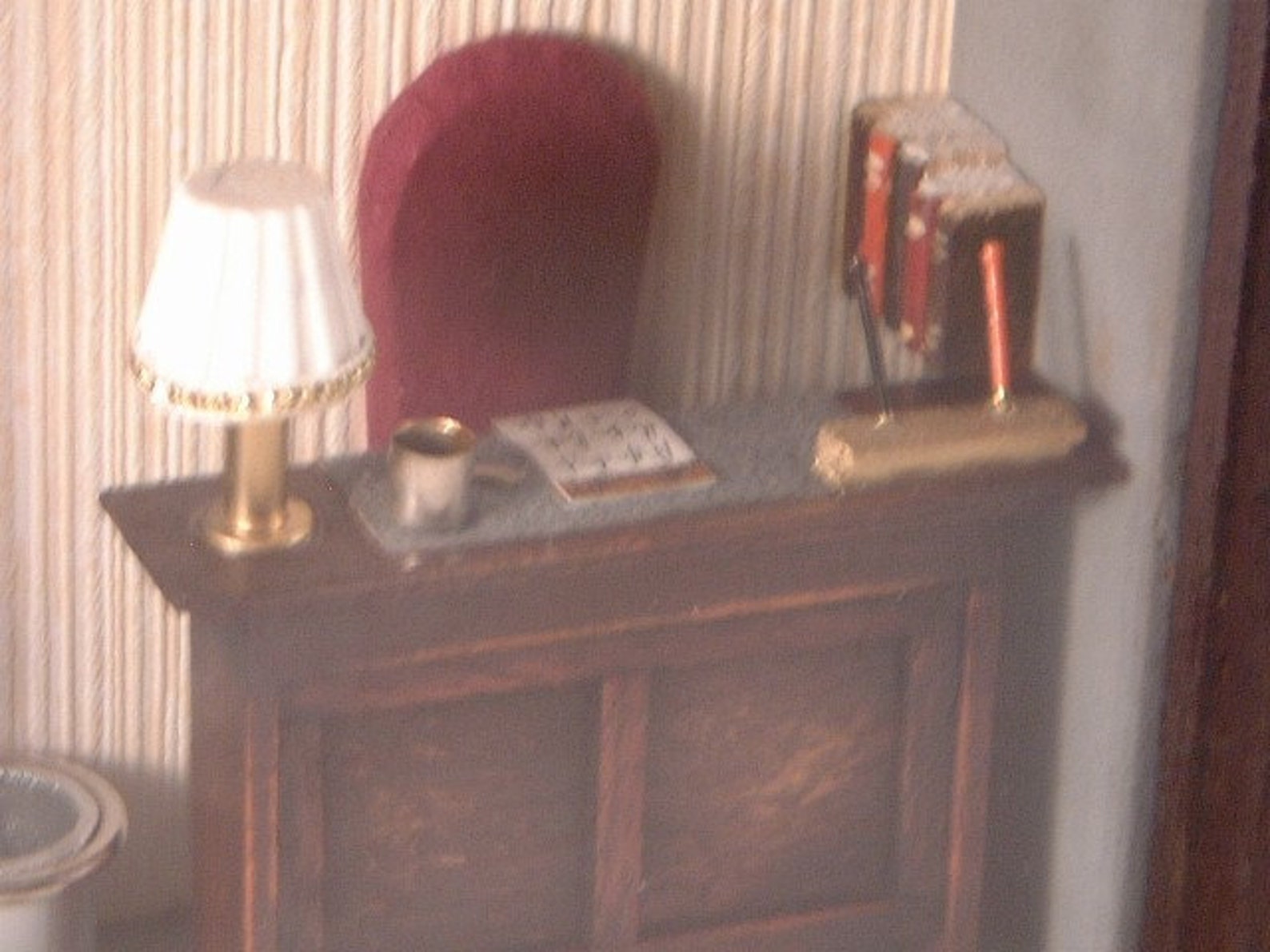 Office / Study Wooden Shadow Box, Detailed Wood Art, Hand Made ...