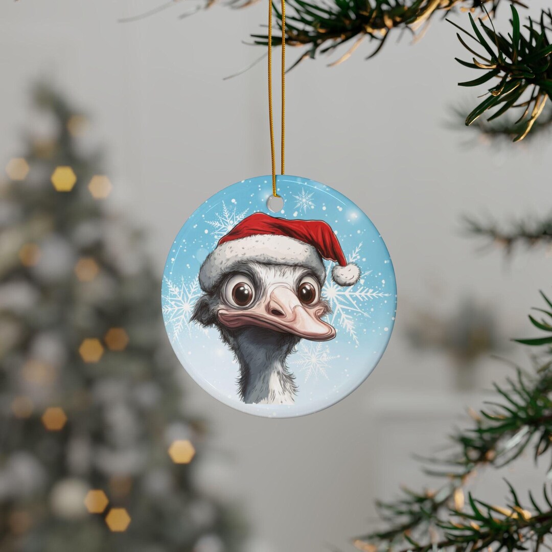 Cute Ostrich Ornament, Ostrich Gift, Ostrich Decoration, Cute Animal ...