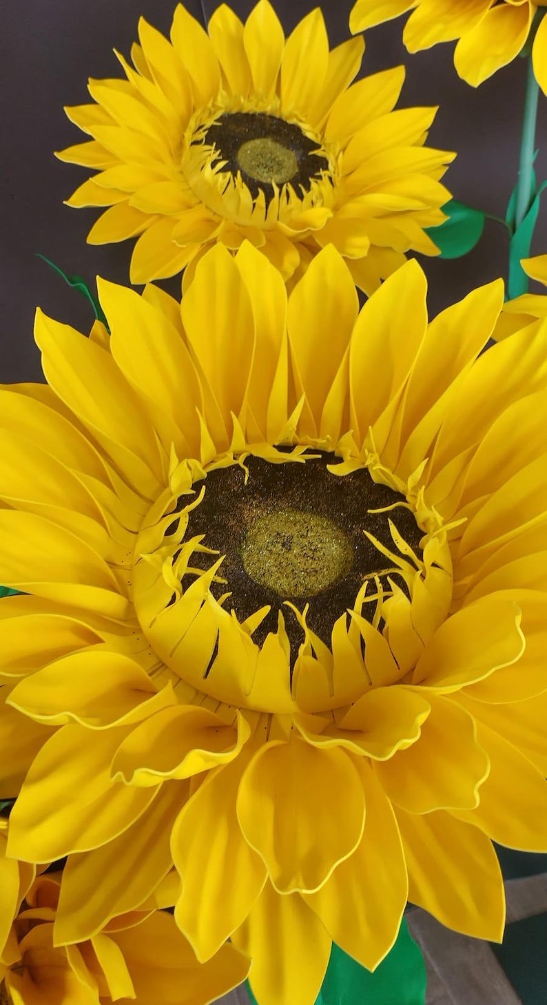 Giant Foam Sunflower: Freestanding Photo Prop Decor, Wizard the Oz - Etsy