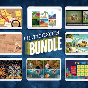 BUNDLE of 60+ Educational Game Templates Fun Play Online in Virtual ...