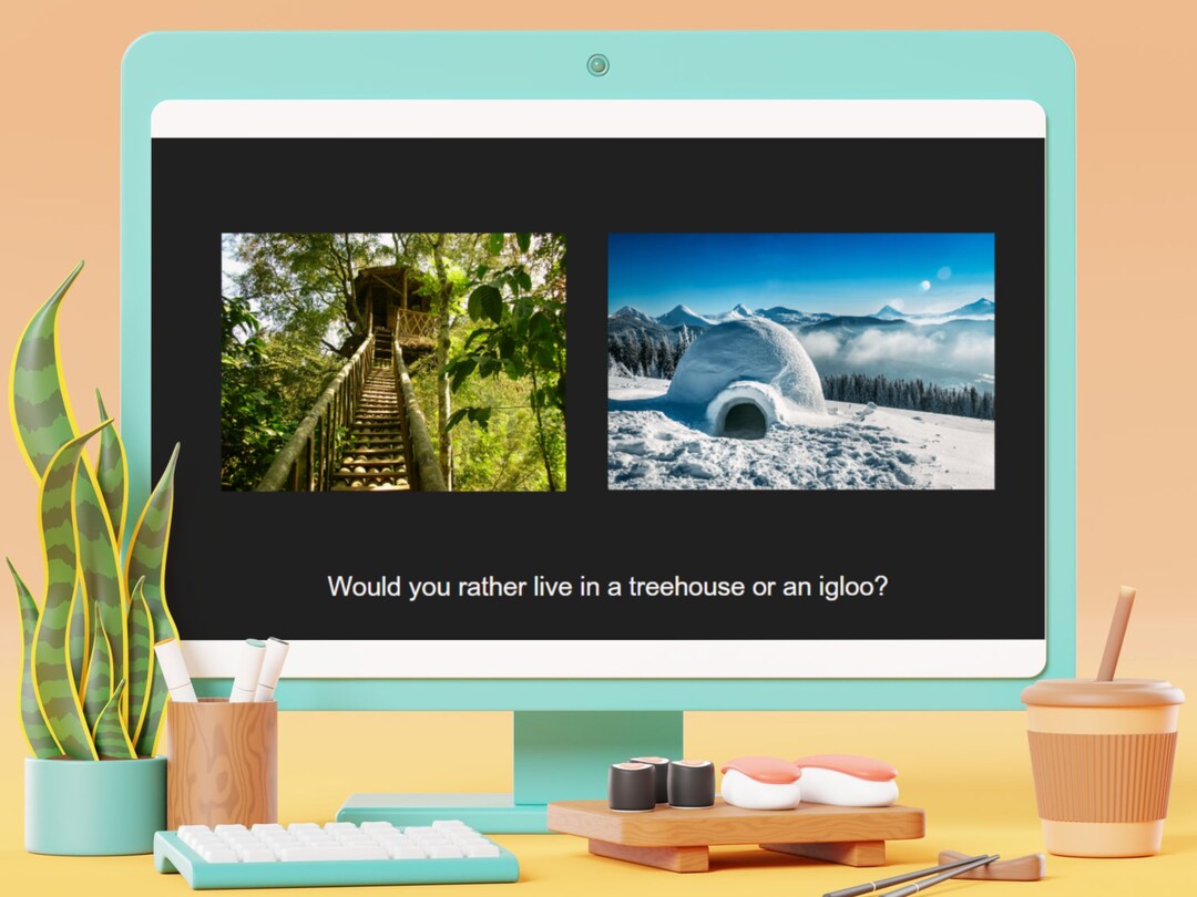 Would You Rather Game Templates, Vocabulary Practice (canva Required ...