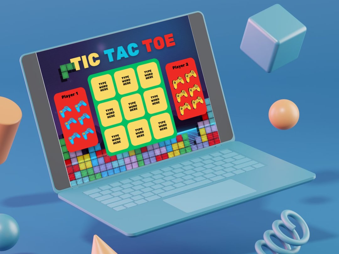 Tic Tac Toe Vocabulary Game Template (digital Download) - Etsy