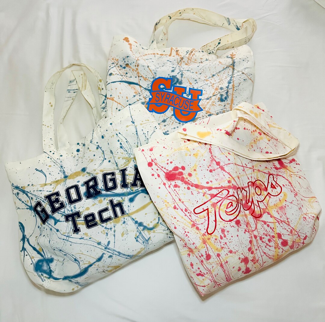Customized College Totes - Etsy