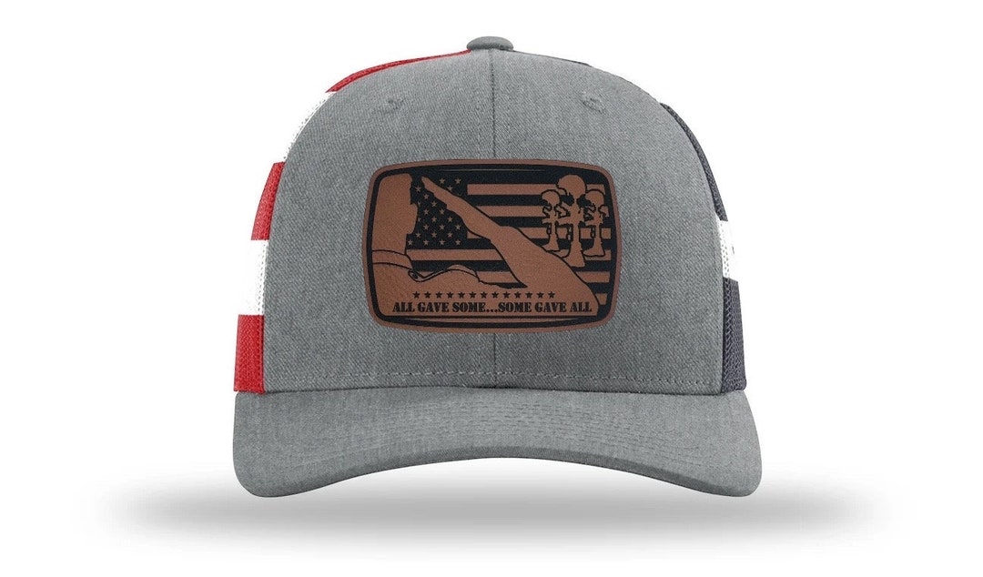 American Soldier Salute Flag Trucker Hat - Etsy