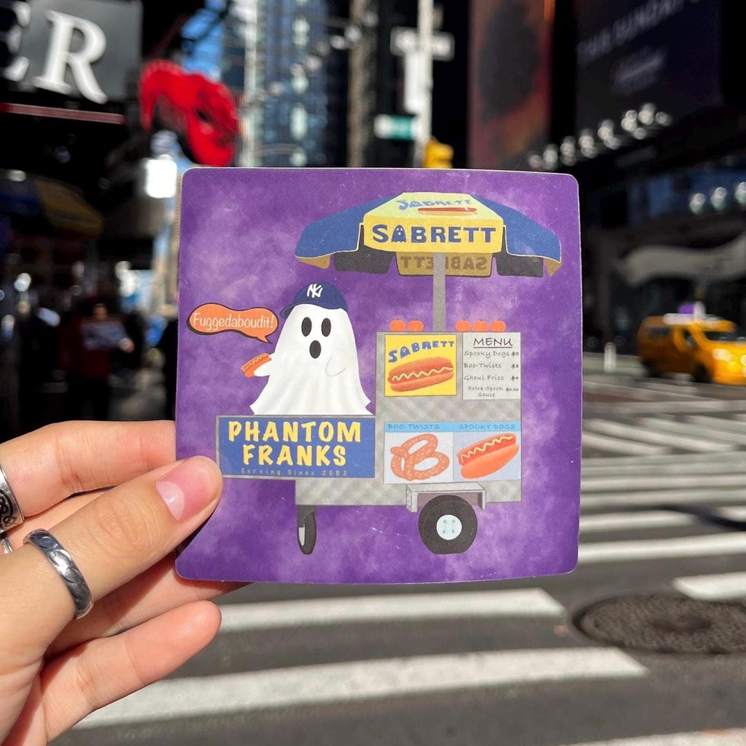 PHANTOM FRANKS GHOST Sticker 4inx4in - Etsy