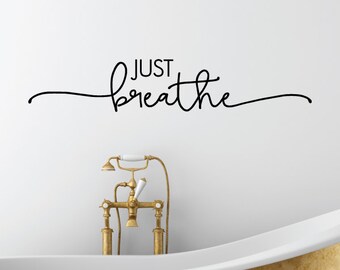 Bathroom Vinyl Wall Quotes - Etsy