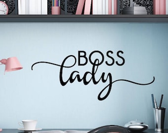 Boss Lady Wall Decal | Etsy