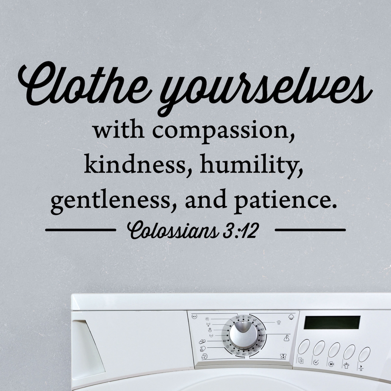 Laundry Room Decor Wall Quotes Vinyl Decal Clothe Yourselves | Etsy