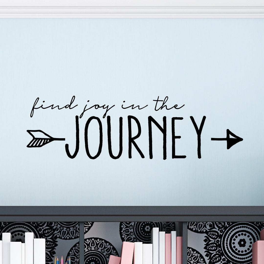 Find Joy in the Journey Vinyl Wall Decal: Travel Inspiration - Etsy