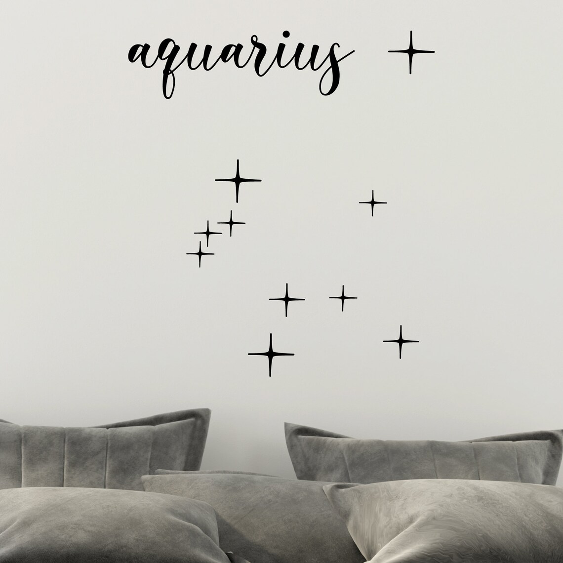 Aquarius Zodiac Constellation Wall Decal Wall Quotes Vinyl - Etsy