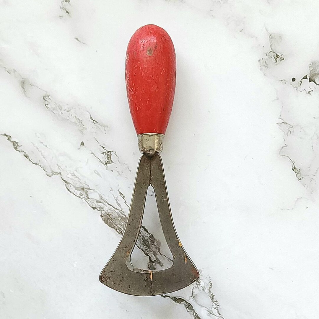 Vintage Red Handle Kitchen Utensils - Etsy