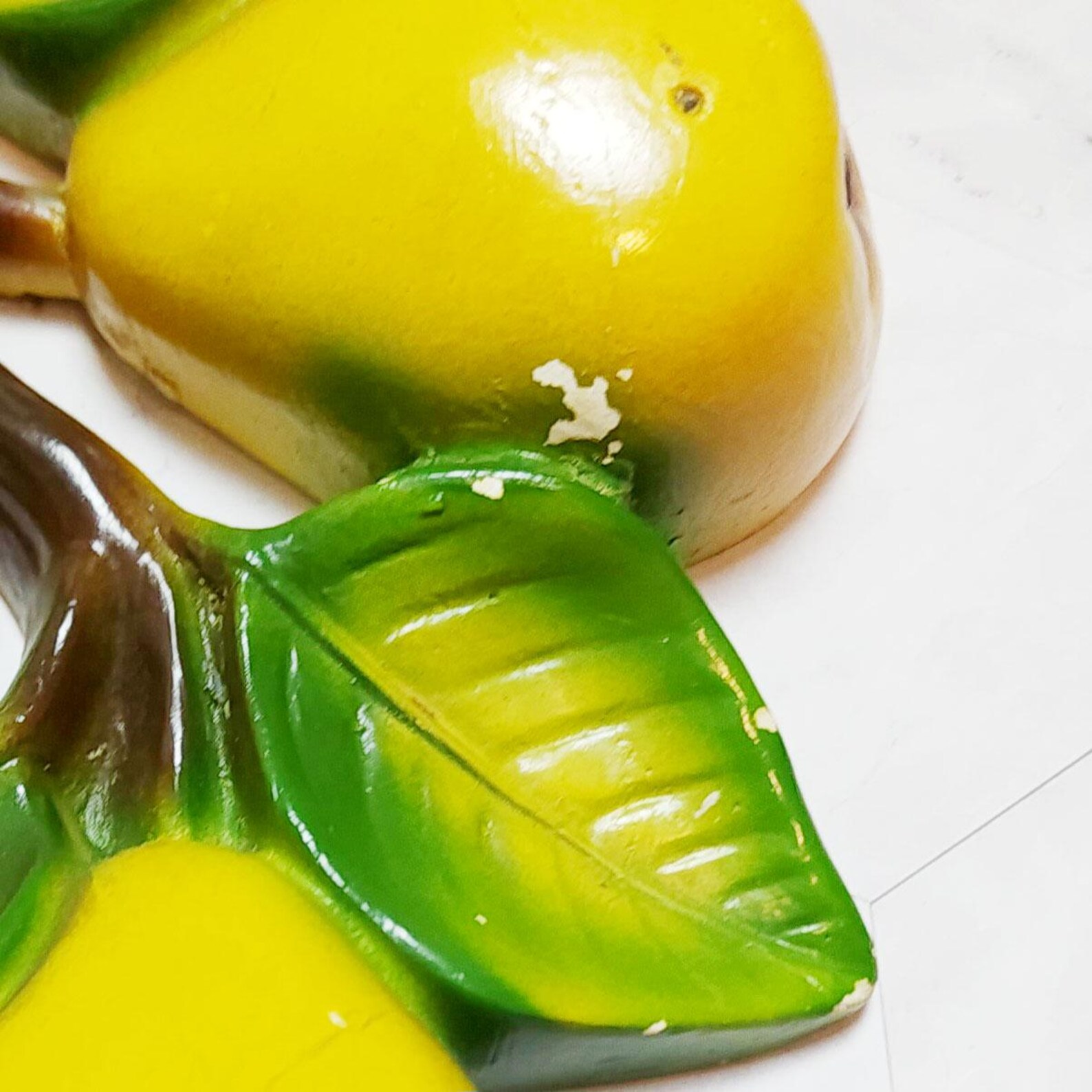 Vintage Chalkware Pear Wall Decor Plaque - Etsy