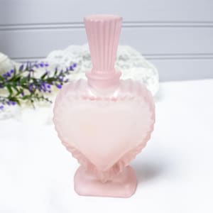 Pink Heart Shaped Perfume Bottle - Etsy