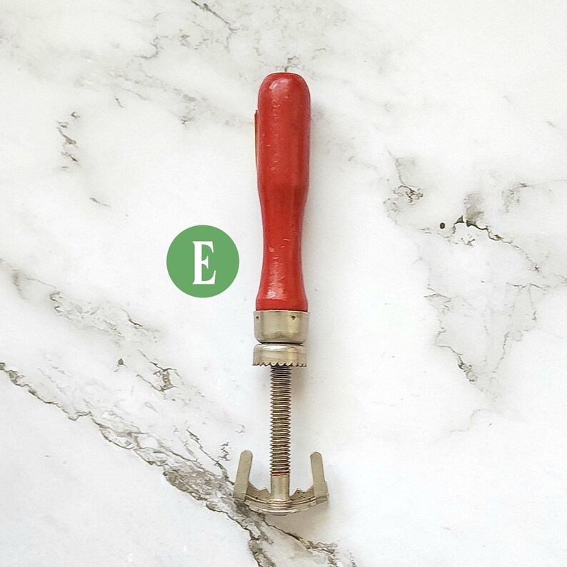 Vintage Red Handle Kitchen Utensils - Etsy