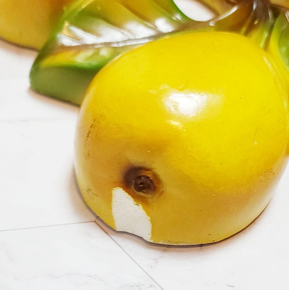 Vintage Chalkware Pear Wall Decor Plaque - Etsy