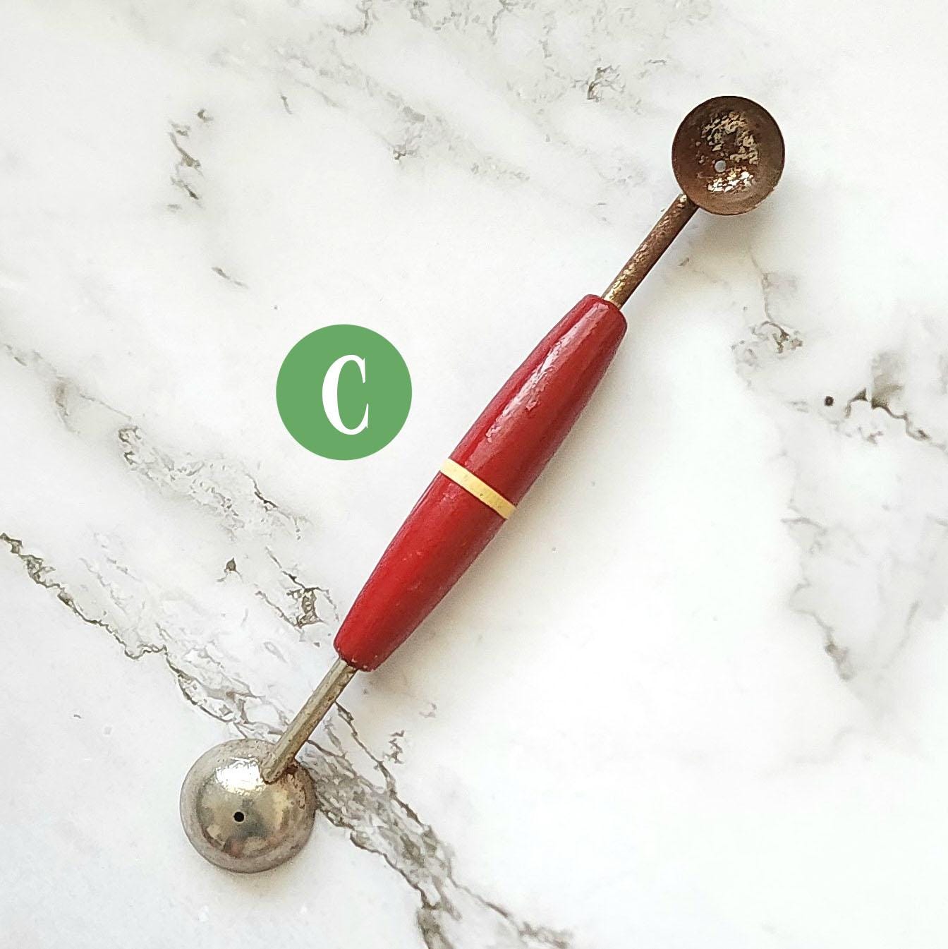 Vintage Red Handle Kitchen Utensils - Etsy