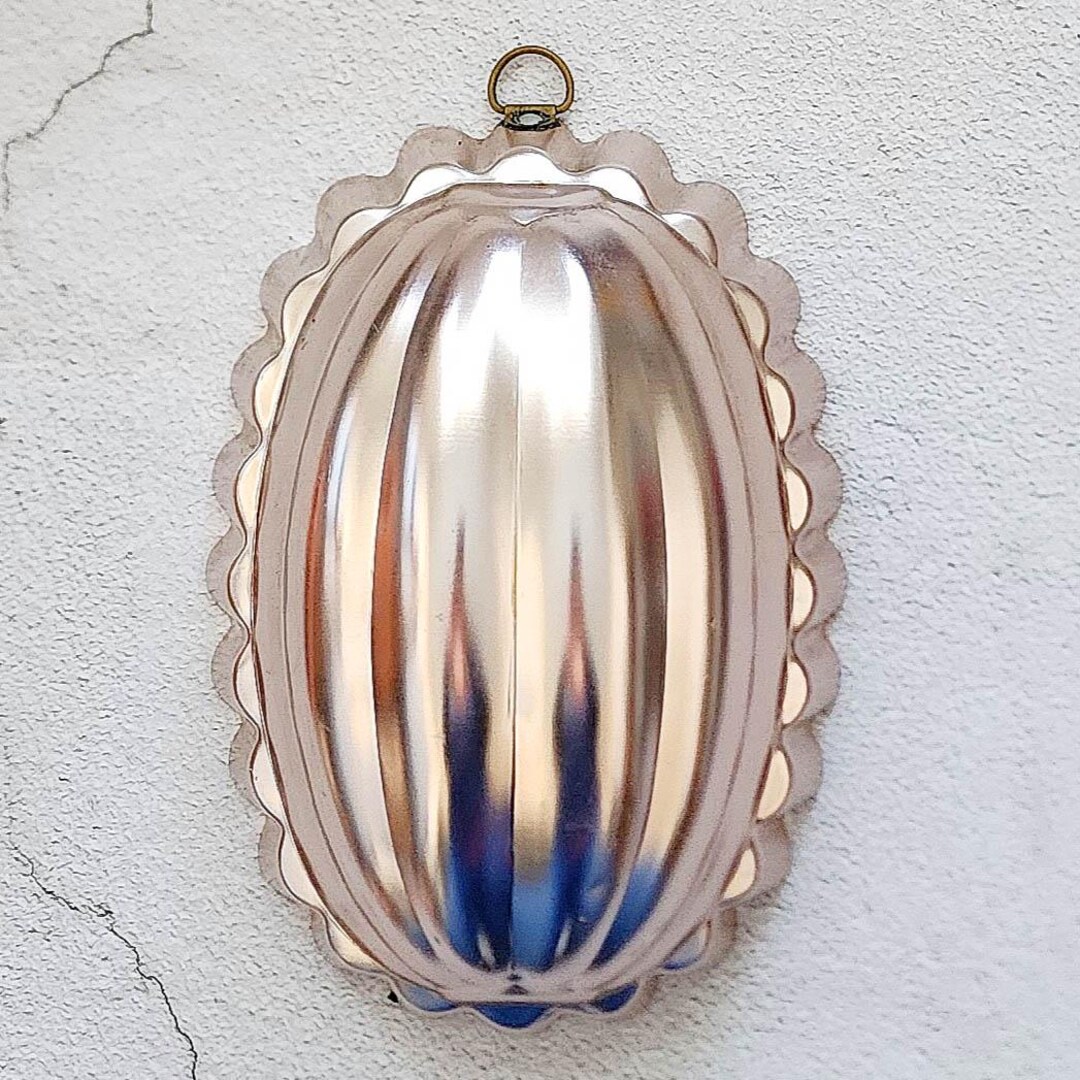 Vintage Copper Fluted Oval Melon Mold - Etsy