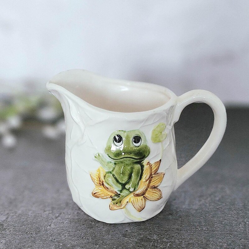 Frog Pitcher - Etsy