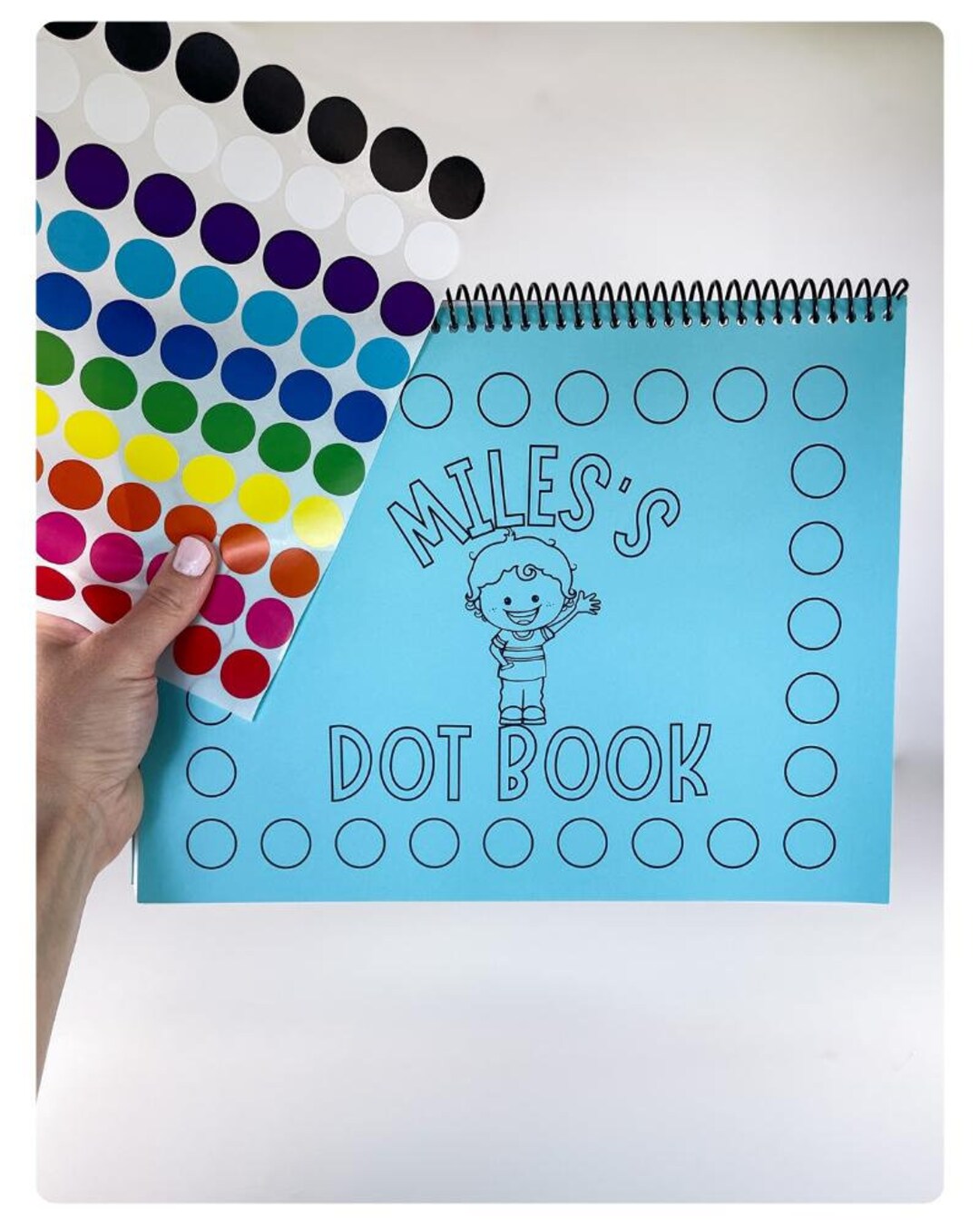 The Dot Activity Book Dot Stickers: a Personalized Gift for Little Kids ...