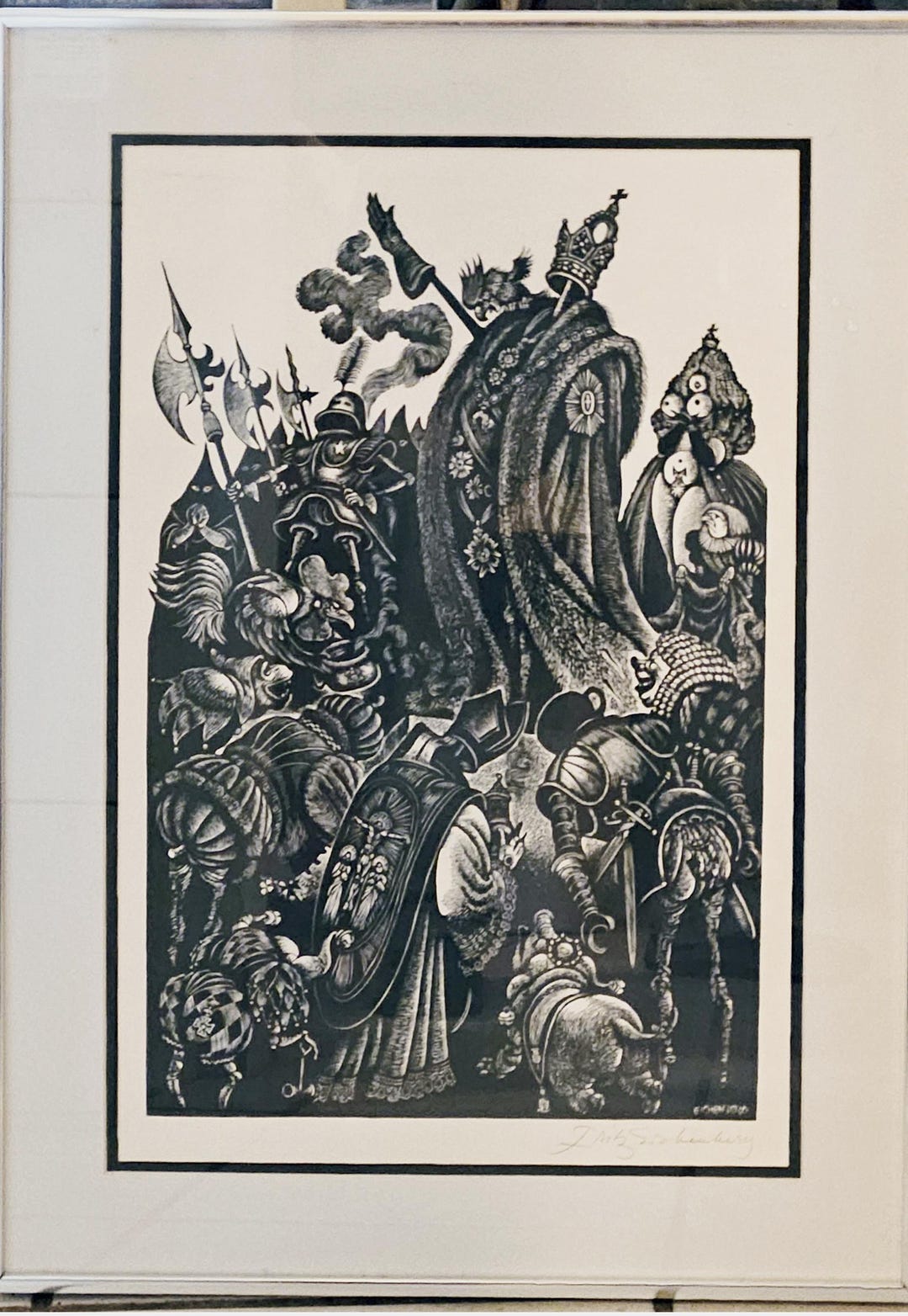 The Folly of Princely Court (follies of the Court) / Fritz Eichenberg ...