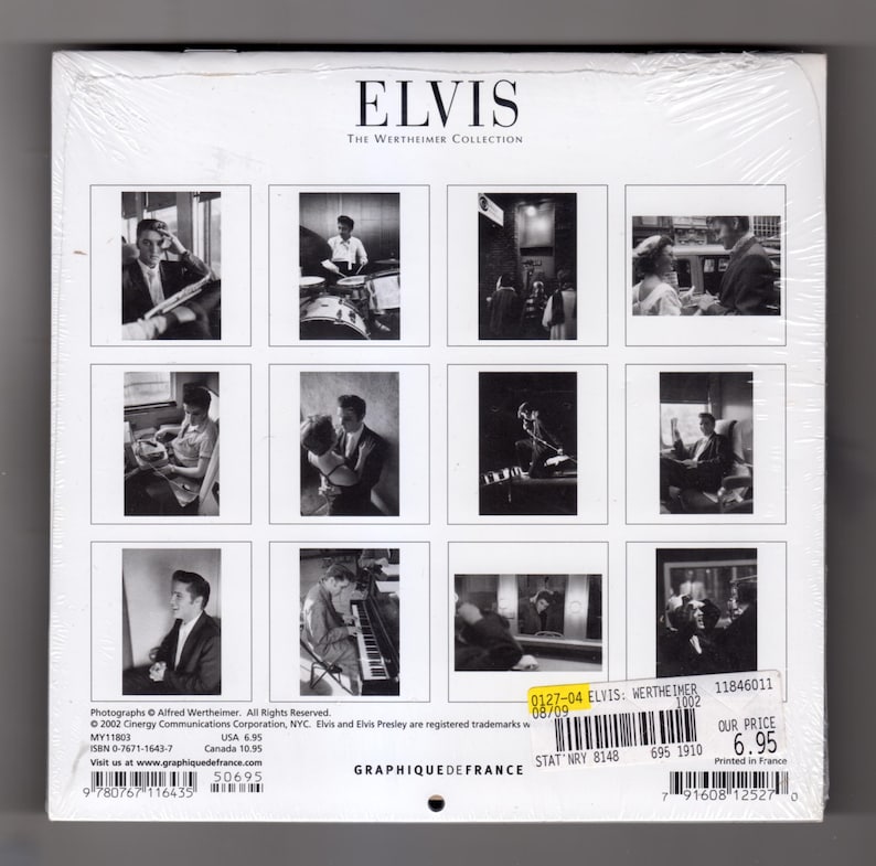Elvis - the Wertheimer Collection 2003 Calendar (7" X 7" Calendar ...