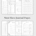 Printable Book Journal - Etsy